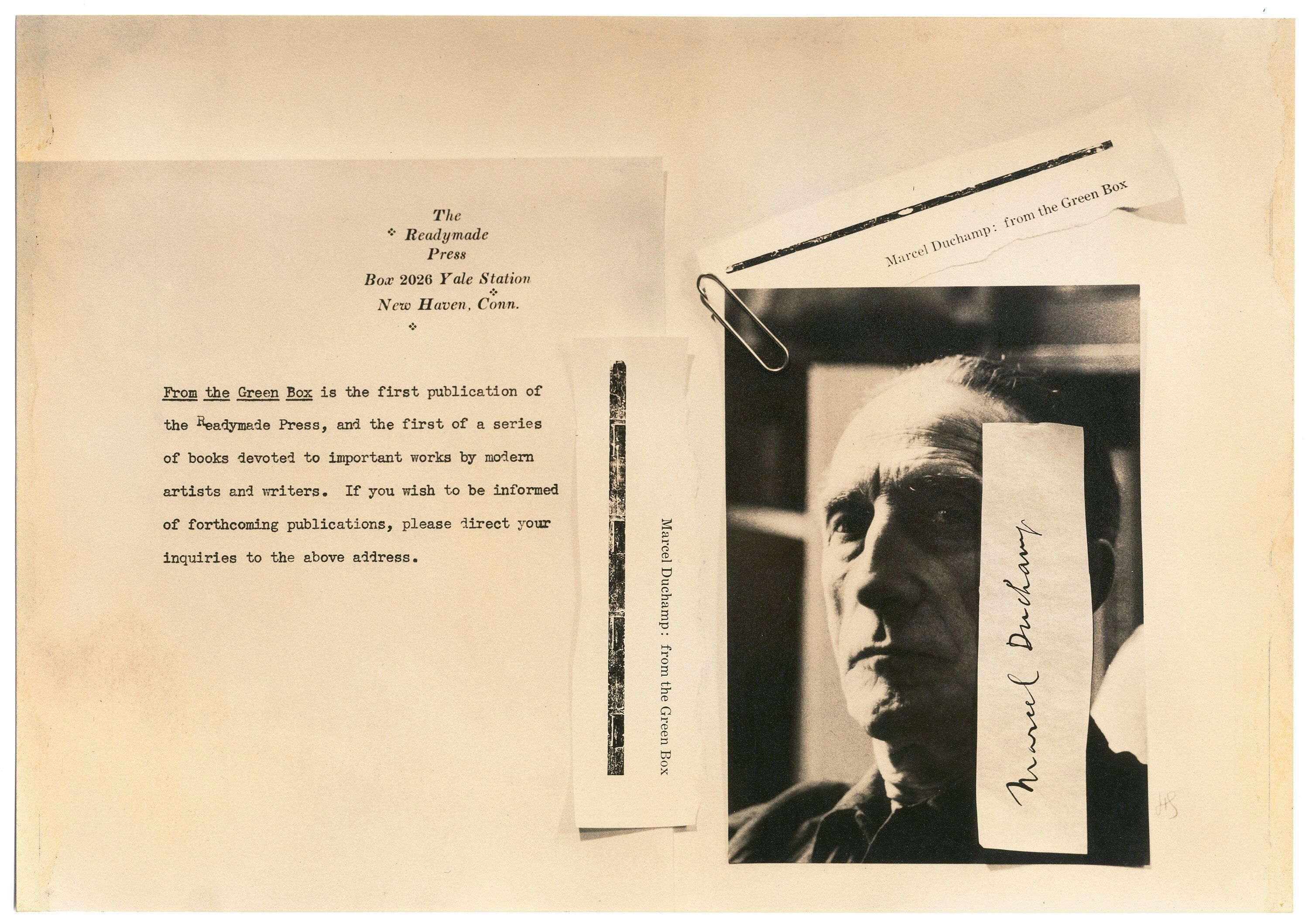 The Untold Story: Duchamp and Steiner's Creative Encounter